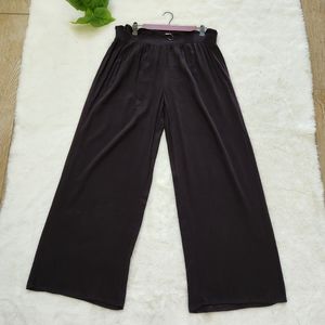 west loop | Pants & Jumpsuits | West Loop Black Gauze Palazzo With ...